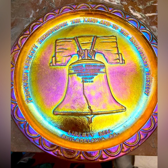 Indiana Glass | Kitchen | Vintage Carnival Indian Glass Bicentennial ...